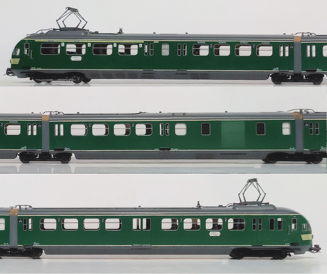 MK Modelbouwstudio bouwsets NS mat '36 materieel 36 1936 modeltrein ...