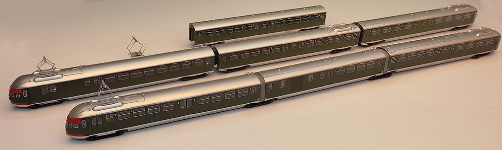 MK Modelbouwstudio bouwsets NS mat '36 materieel 36 1936 modeltrein ...